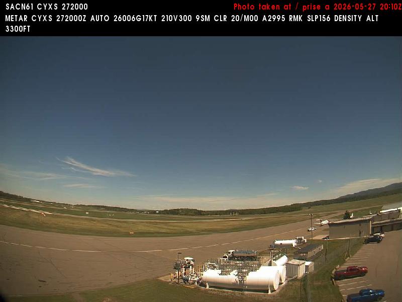 Nav Canada Airport Northeast Weather Cam - Prince George, BC - Web ...