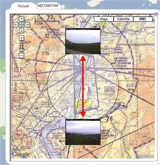 Page des sites de caméras